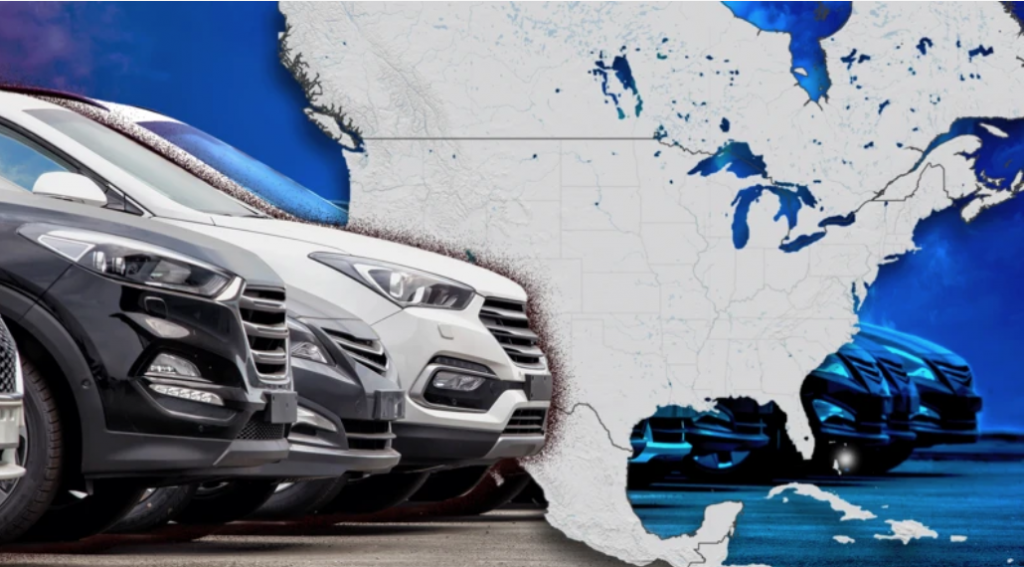 El Popular - El mapa que muestra la compleja producción de un auto ...